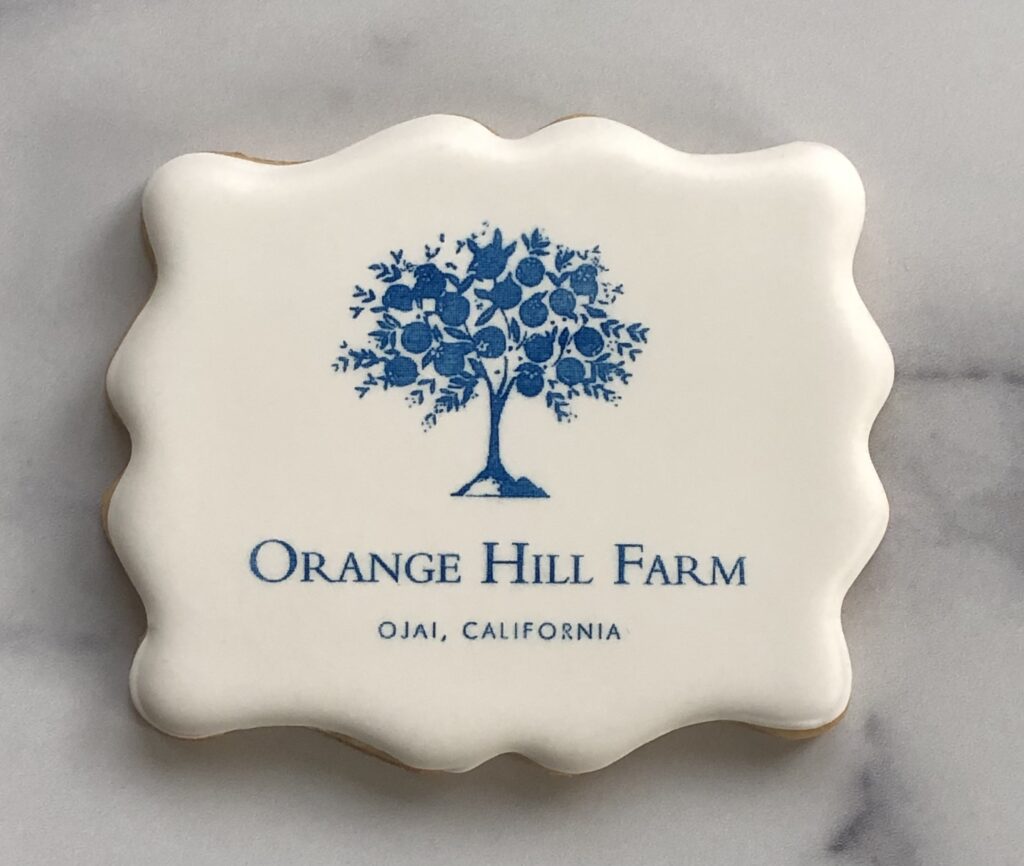 Custom Logo Cookies ~ Plaque Shape Sugar Cookies | Geneva Baking Company