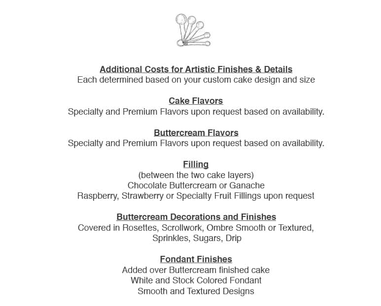 Custom Cakes | Geneva Baking Company